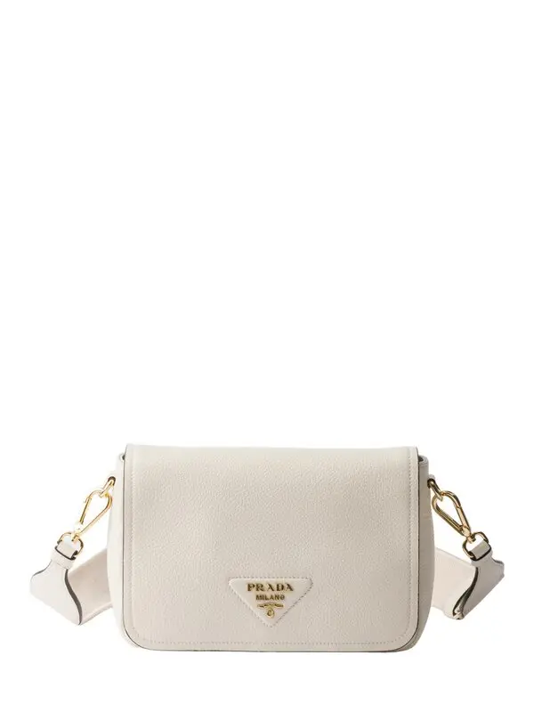 Prada Leather Shoulder Bag - White