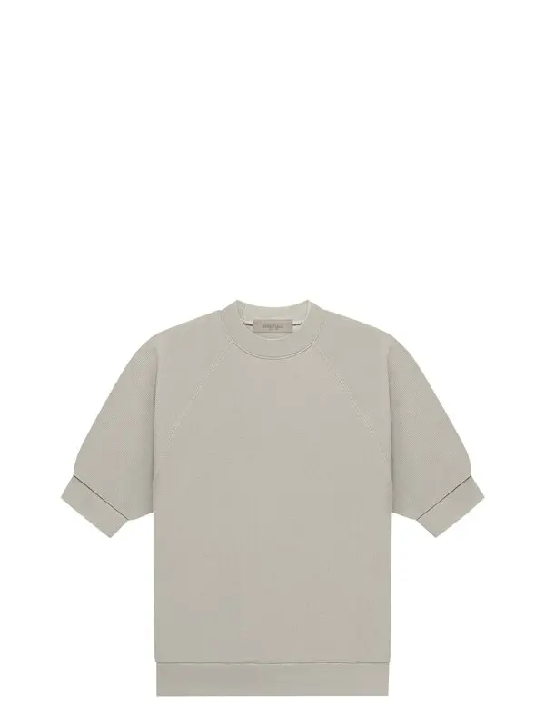 Fear Of God Short-sleeve Waffle Sweatshirt - Grey