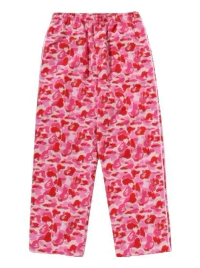 A BATHING APE Abc Camo Track Pants - Pink