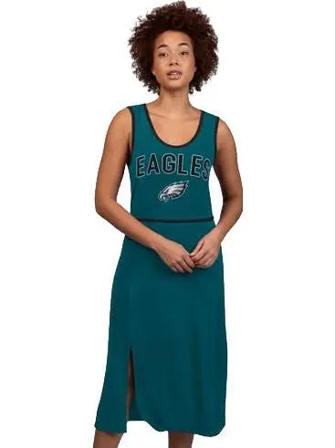 G-III 4HER BY CARL BANKS Philadelphia Eagles Center Field Maxi Dress - Green