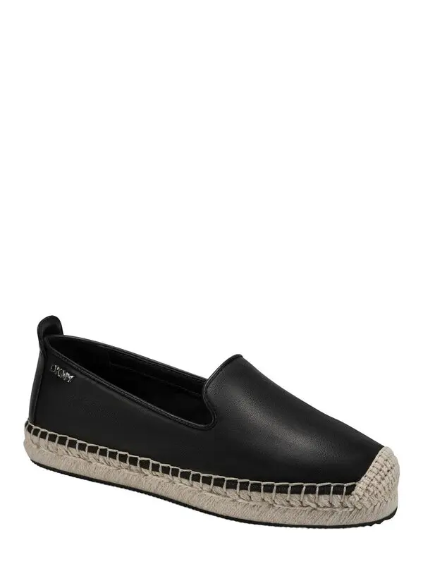 Dkny Mallandra Platform Espadrille Flat - Black-black