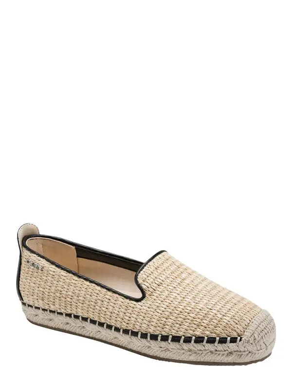 Donna Karan New York Dkny Mallandra Platform Espadrille Flat - Natural/black