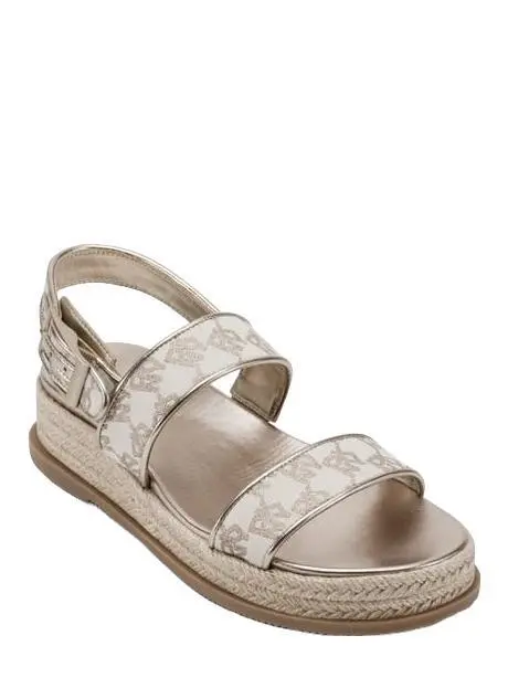Dkny Berris Slingback Platform Espadrille - Bone