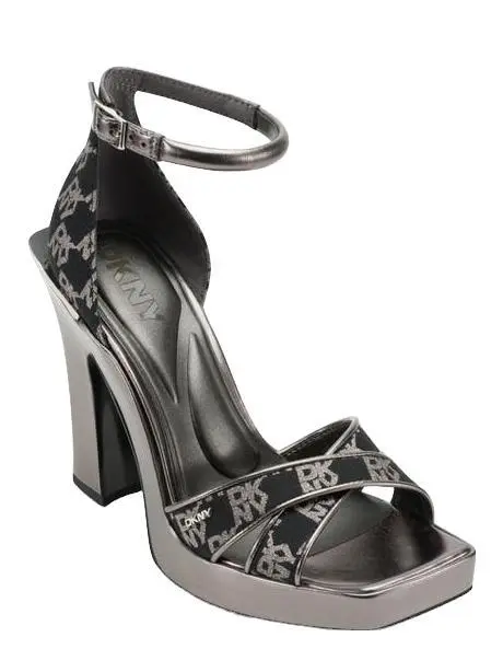Dkny Linda Ankle Strap Sandal - Black
