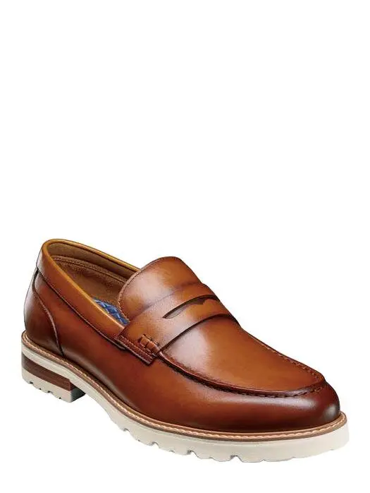 Florsheim Renegade Penny Loafer - Cognac Multi