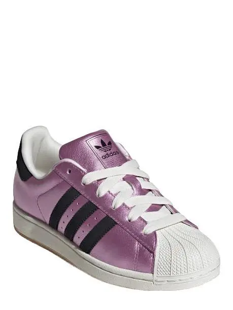 Adidas Superstar Ii Sneaker - Purple/black/off White