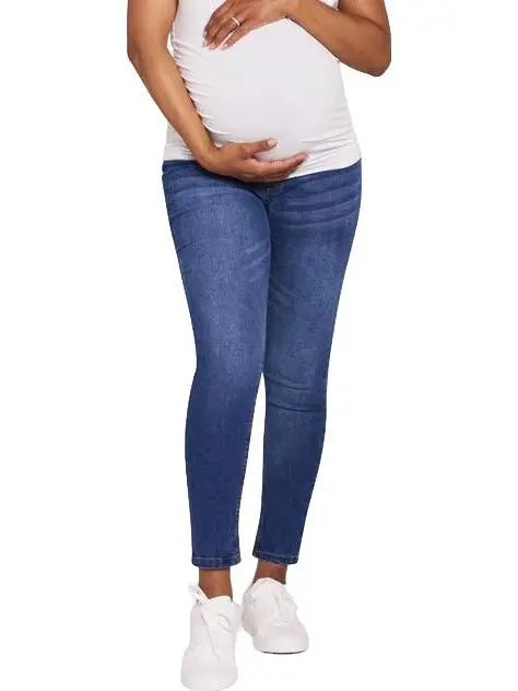 Motherhood Maternity Secret Fit Ankle Length Skinny Maternity Jeans - Medium Wash