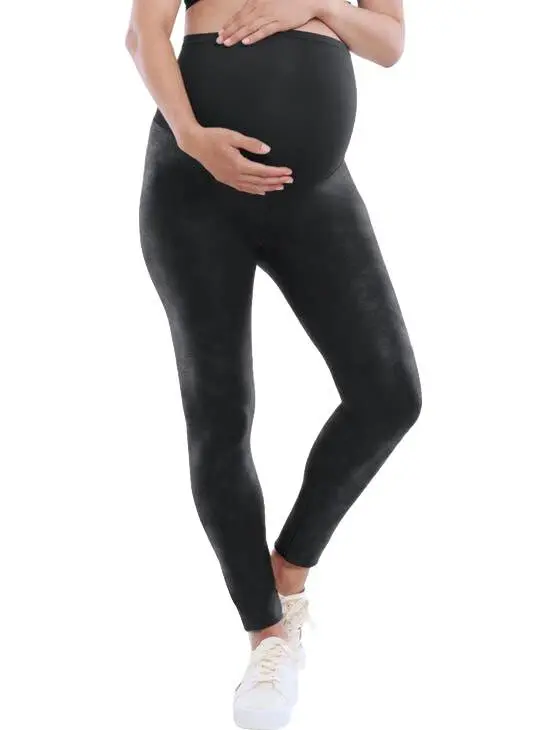 Motherhood Maternity Essential Stretch Secret Fit Over The Belly Maternity Leggings - Black