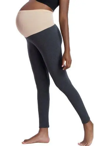Motherhood Maternity Essential Stretch Secret Fit Over The Belly Maternity Leggings - Charcoal