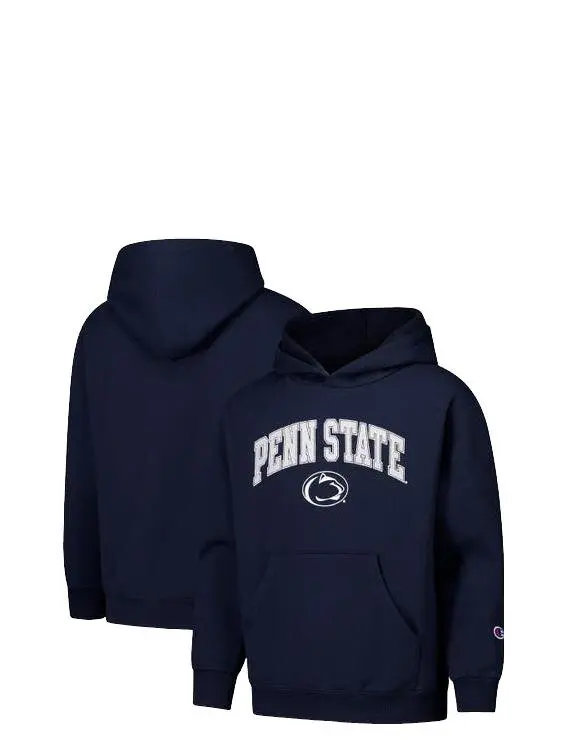 Champion Youth Penn State Nittany Lions Campus Pullover Hoodie - Navy