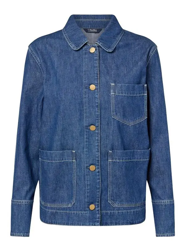 Max Mara Denim Overshirt - Blue