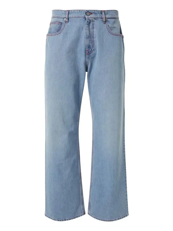 ERL Venice Mid-rise Straight Jeans - Blue