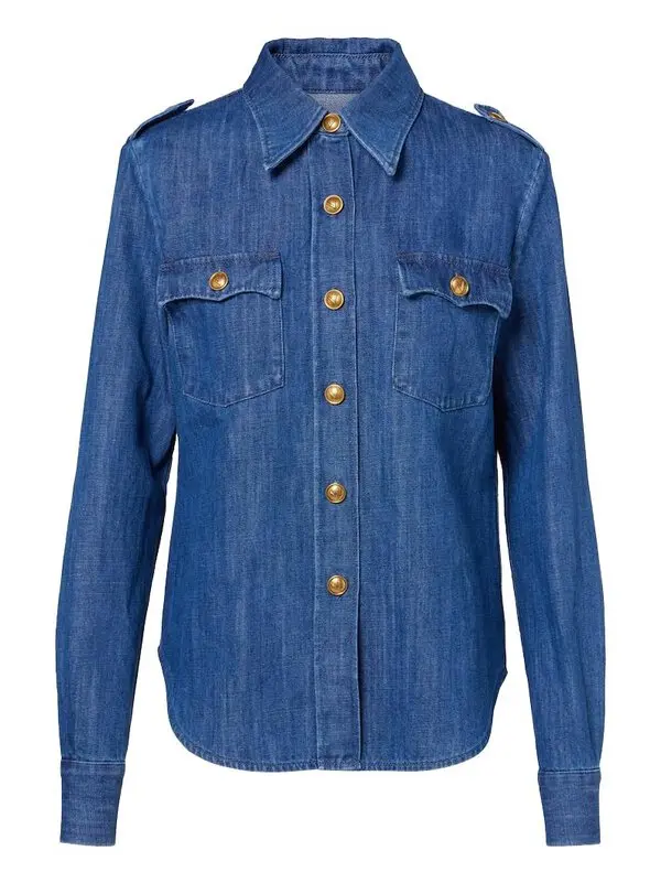 Valentino Garavani Denim Shirt - Blue