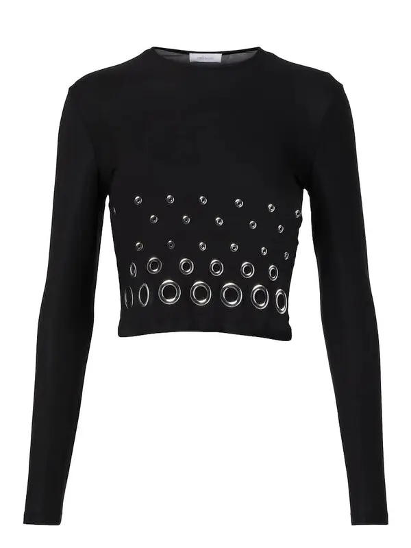 Rabanne Embellished Top - Black