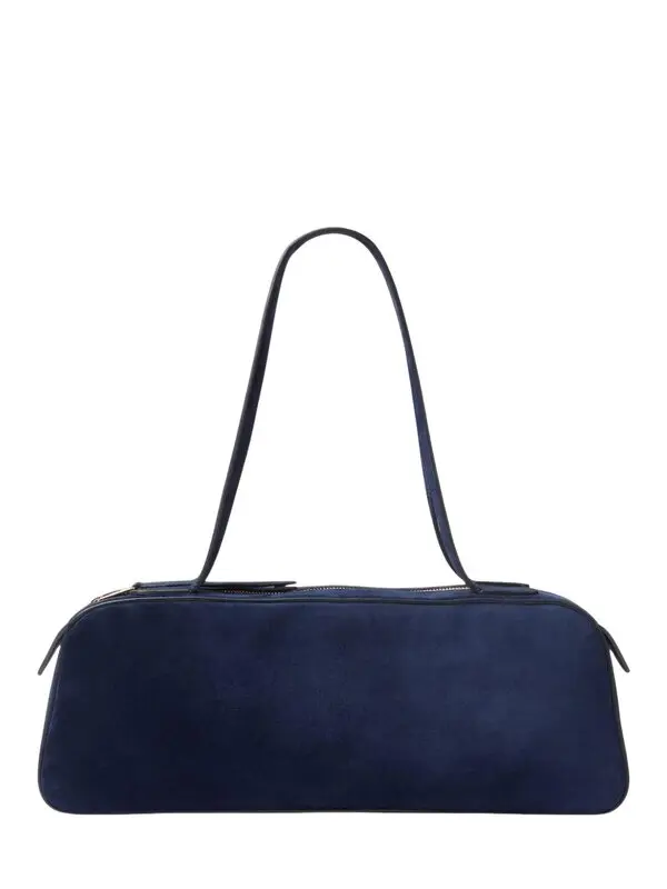 Khaite Simona Suede Shoulder Bag - Blue
