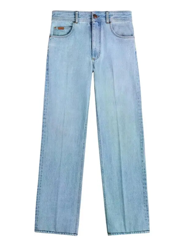 TOD'S Pressed-crease Jeans - Blue