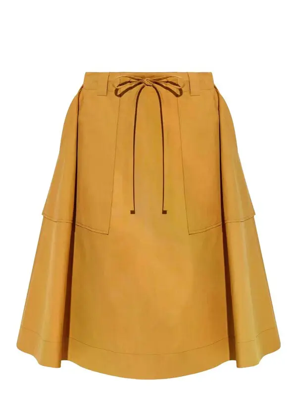 Moschino Flared Skirt - Yellow
