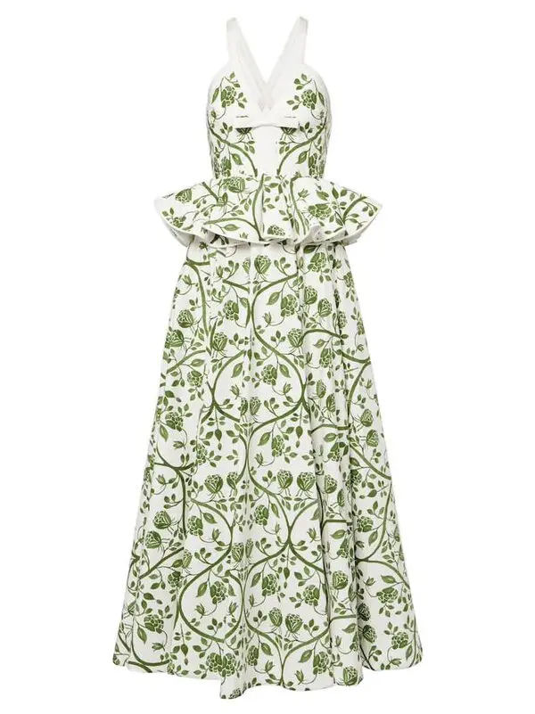 Giambattista Valli Cotton Maxi Dress - White