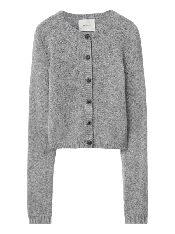 LISA YANG STORE Felicia Silk Cashmere Cardigan - Cloudy