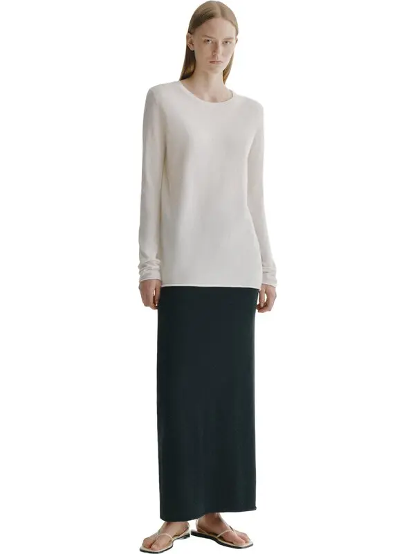 LISA YANG The Maurie Sweater - Salt