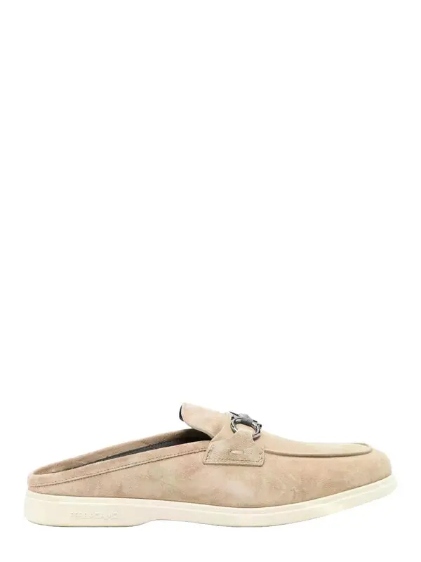 FERRAGAMO Logo Loafers - Neutrals