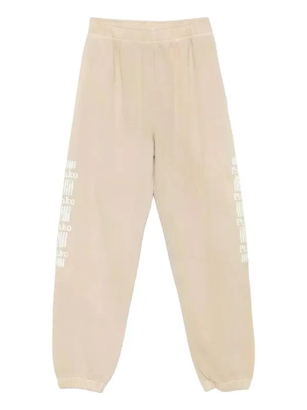 Pinko Logo-print Track Pants - Neutrals