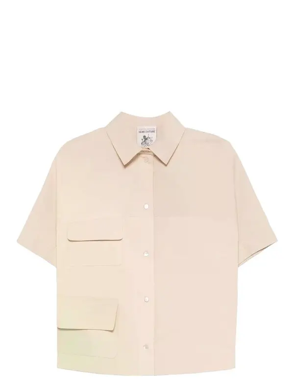 SEMICOUTURE Brunilde Shirt - Neutrals