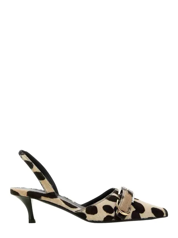 Givenchy 45mm Voyou Slingback Pumps - Neutrals