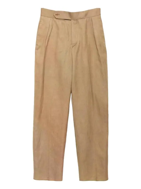 LARDINI Straight-leg Chinos - Brown