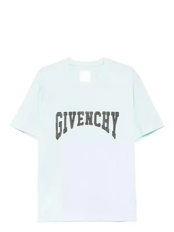 Givenchy Logo-patch T-shirt - Blue