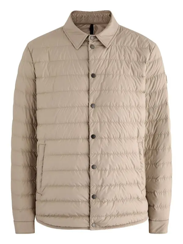 Moncler Bourdon Quilted Shell Jacket - Beige