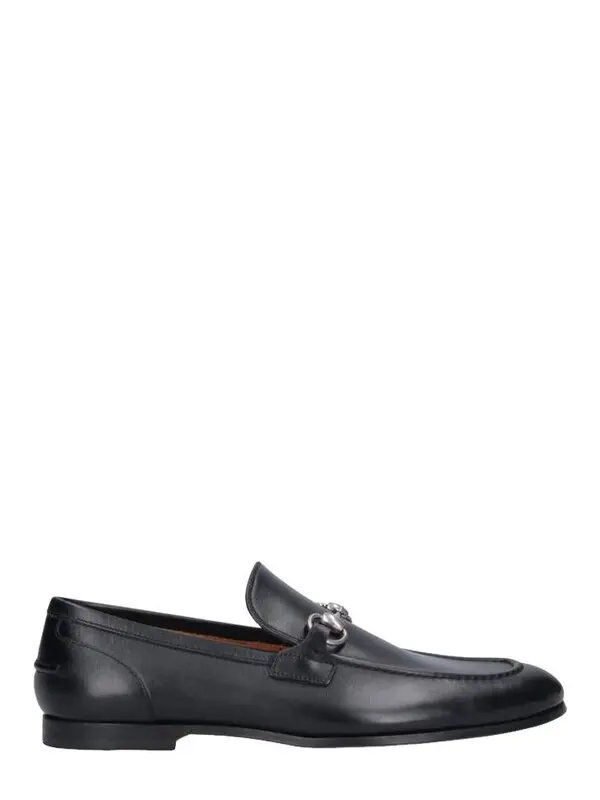 Gucci Leather Flat Shoes - Black