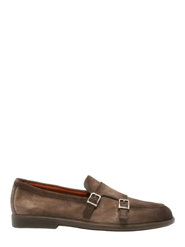 Santoni Pura B Loafer Malibu Shoes - Brown