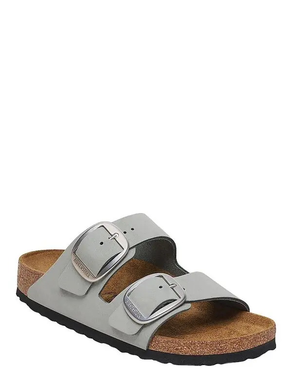 BIRKENSTOCK Arizona Big Buckle Nubuck Sandals - Sage