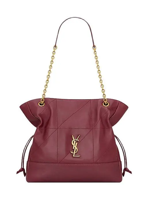 Saint Laurent Small Jamie Shopping Shoulder Bag - Dark Red