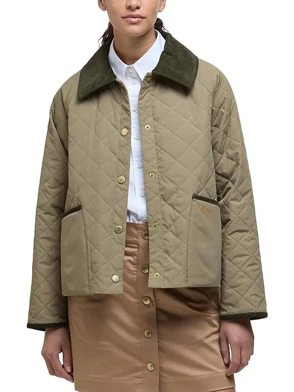 Barbour Anise Quilted Jacket - Dusky Green/ancient
