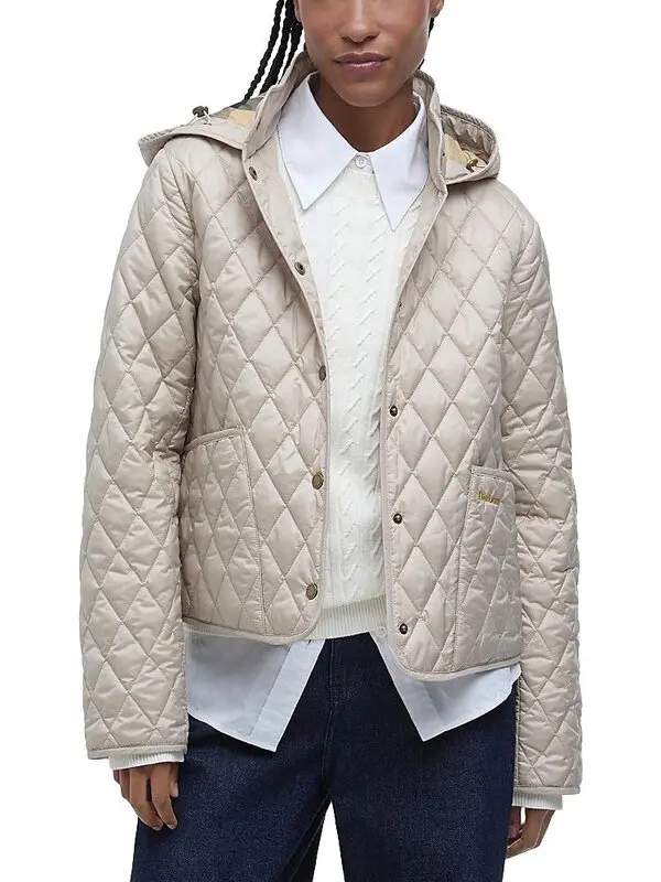Barbour Quilted Jacket - Light Sand/dress