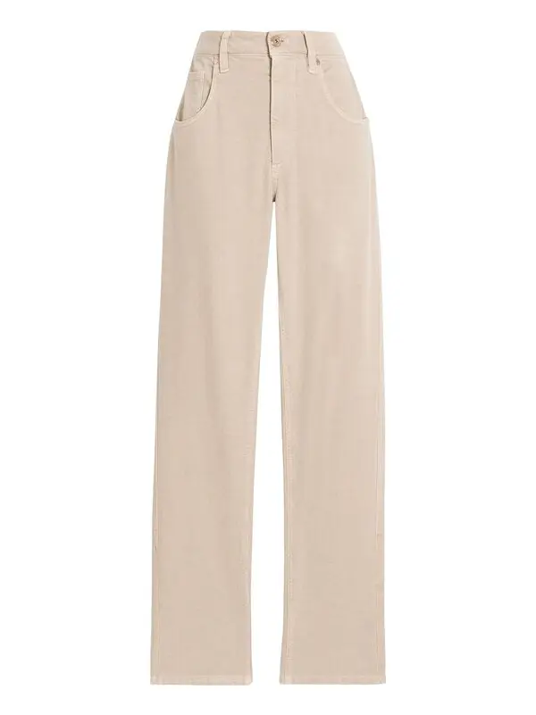Brunello Cucinelli High-rise Tapered Jeans - Neutral