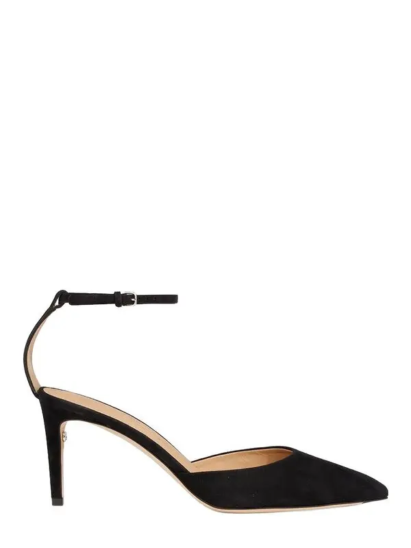 FERRAGAMO Iman Suede Pumps - Black