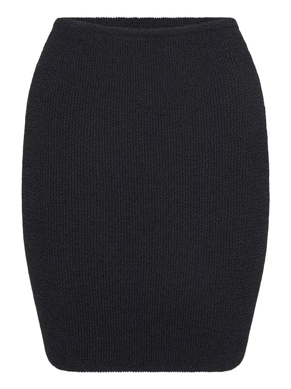 Hunza G Mini Skirt - Black