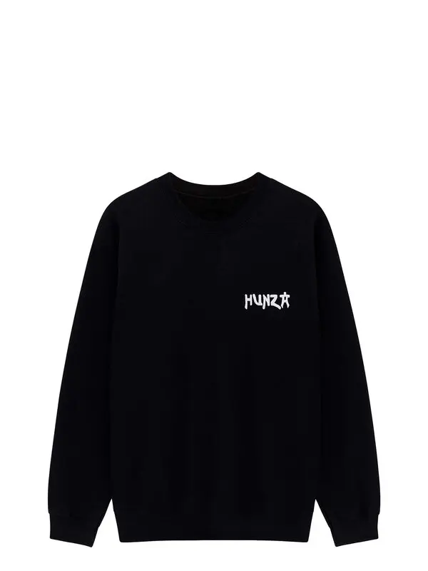 Hunza G 80s Logo Sweatshirt - Black