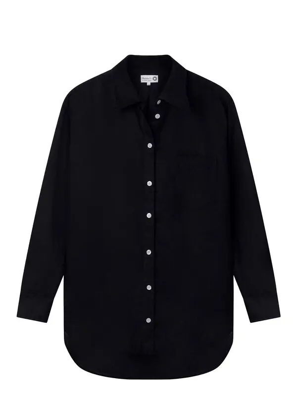 Hunza G Oversized Shirt - Black