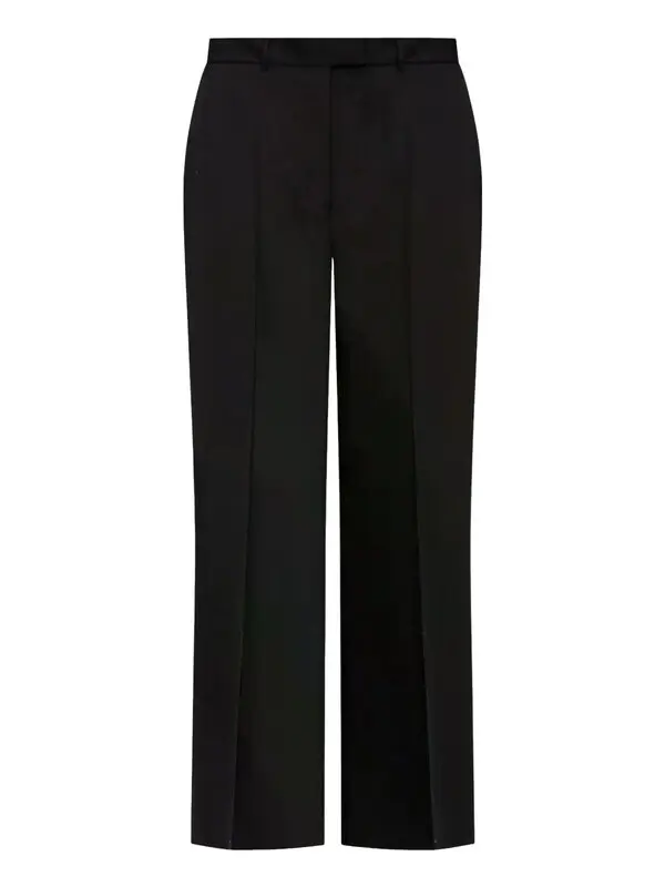 Officine Générale Virgin Wool Trousers - Black