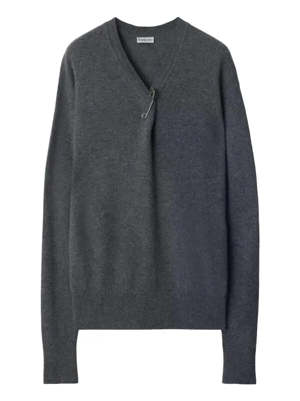 Burberry Cashmere Jumper - Grey