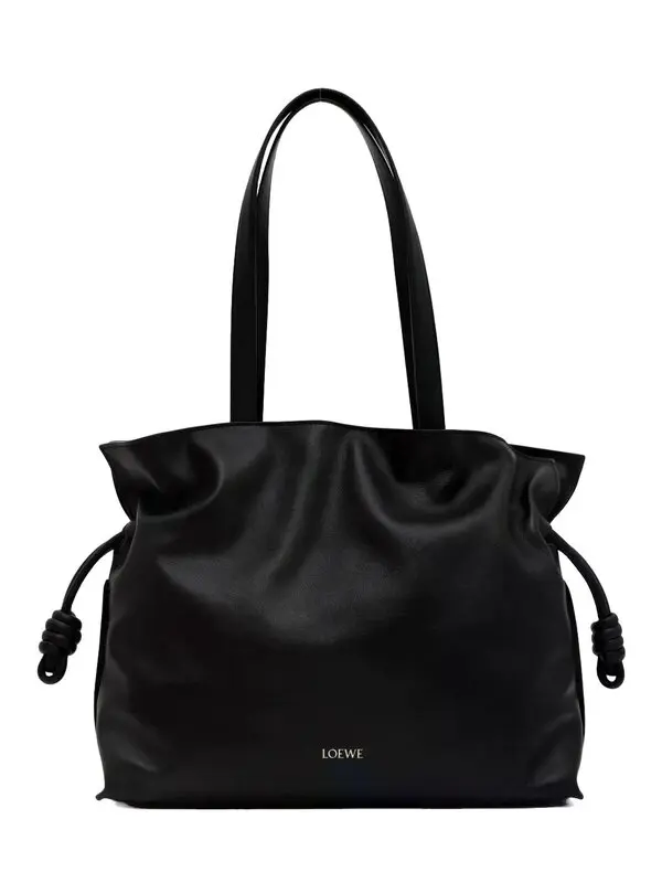 Loewe Large Flamenco Shoulder Bag - Black