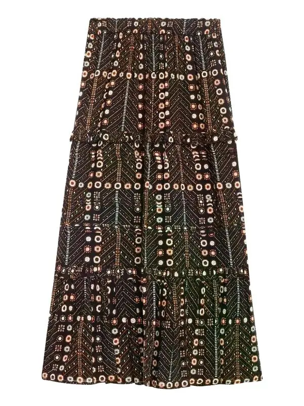 MARANT ETOILE Diya Maxi Skirt - Neutrals