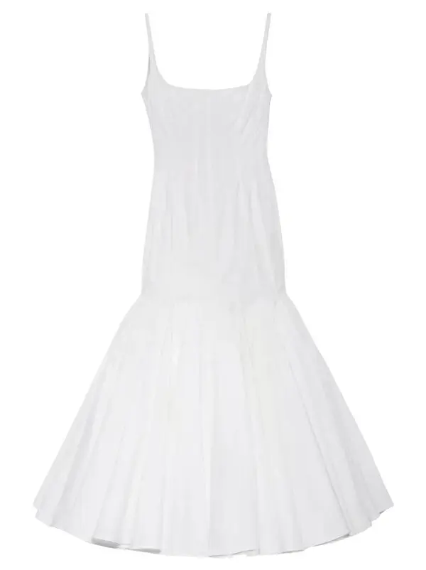 Jacquemus La Robe Agave Midi Dress - White