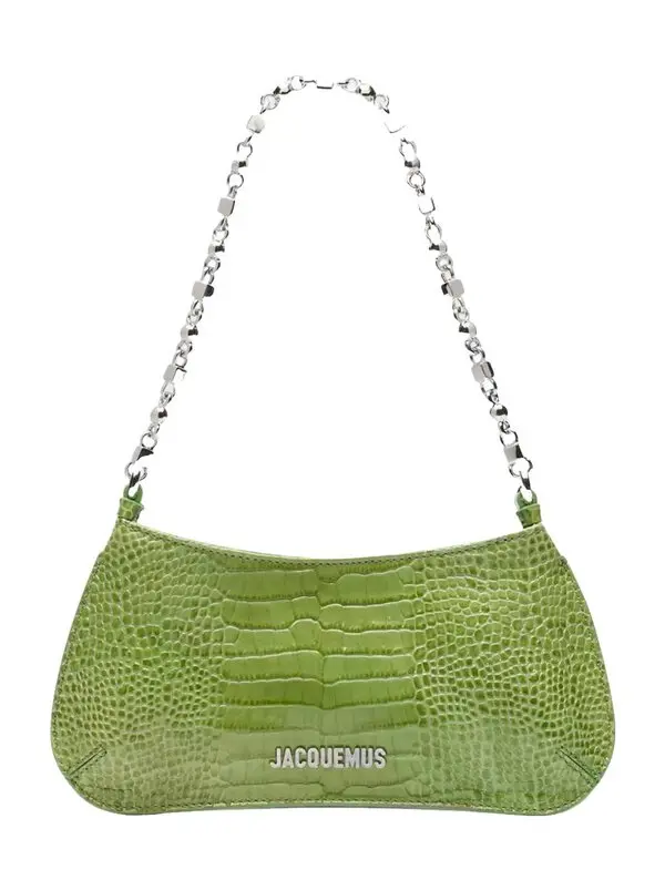 Jacquemus Le Petit Bisou Chaine Bag - Green