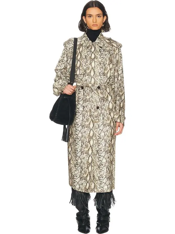 Isabel Marant Freanne Coat - Natural