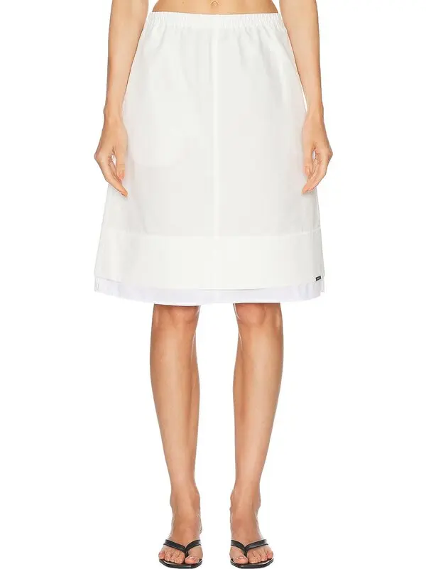 Simkhai Aubria Skirt - White
